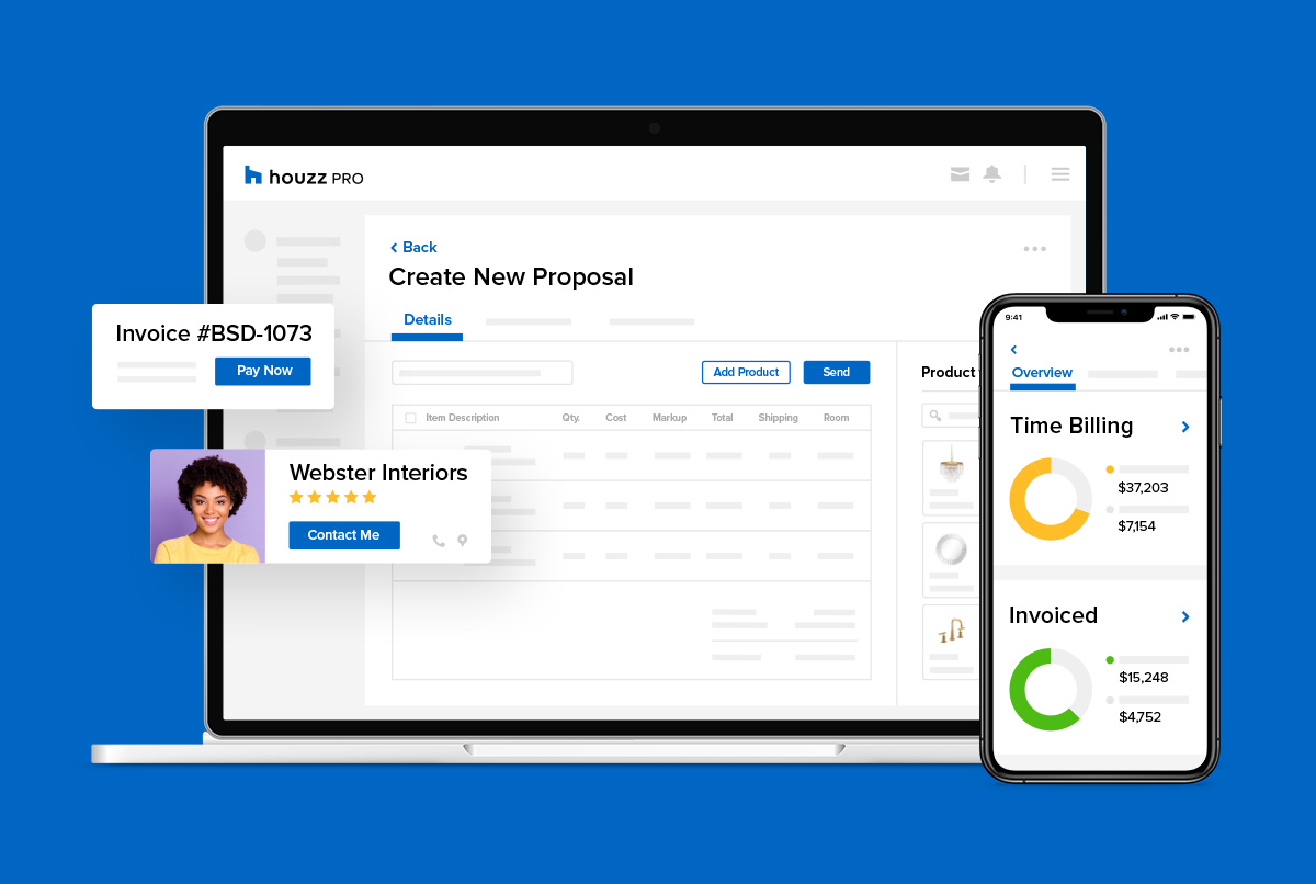 Houzz Pro Enables Interior Designers to Work From Anywhere